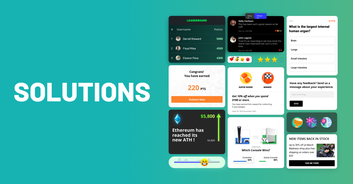 Our Solutions | Best Audience Engagement Tools | LiveLike
