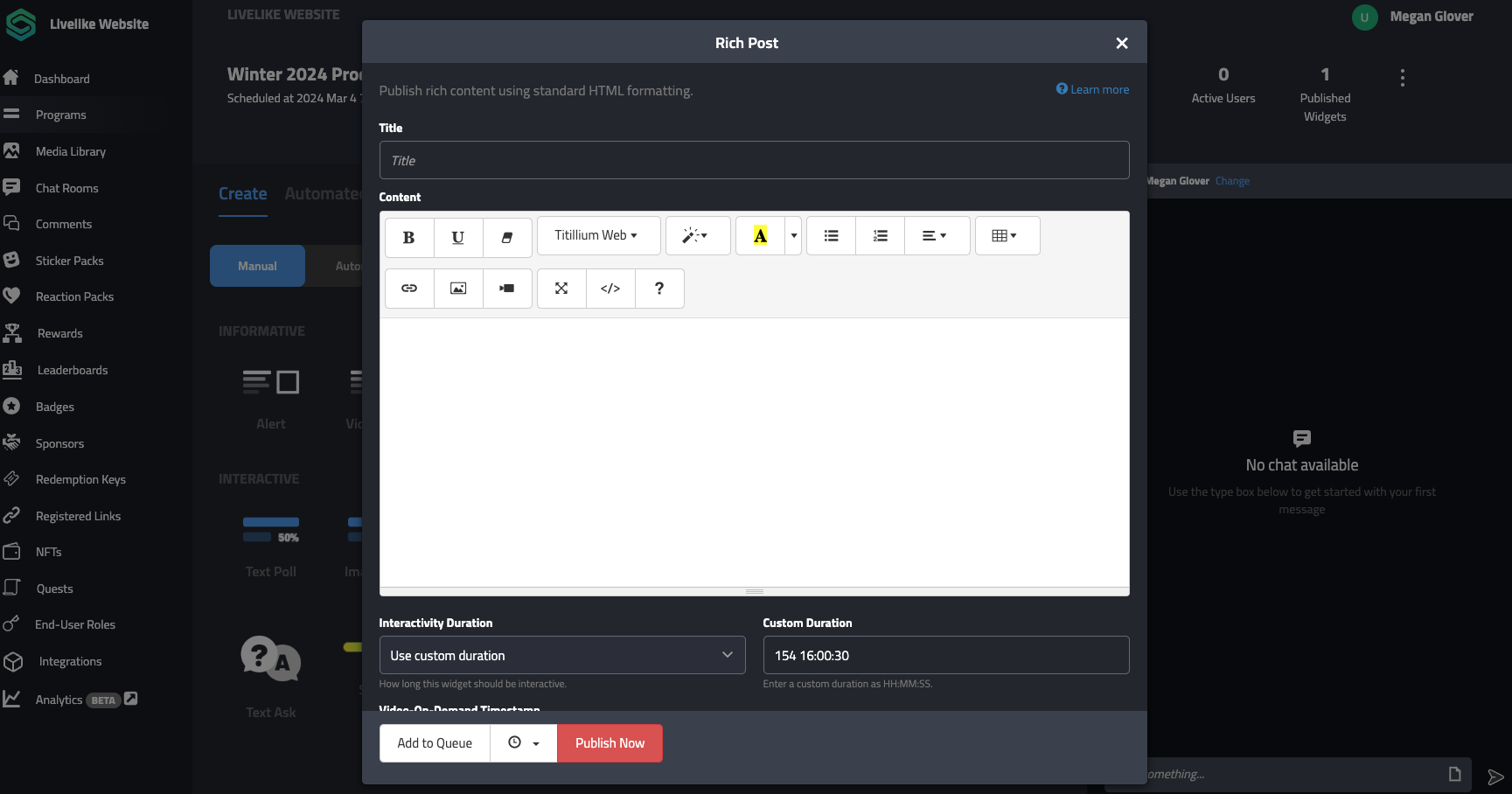 Winter 2024 Product Update | LiveLike